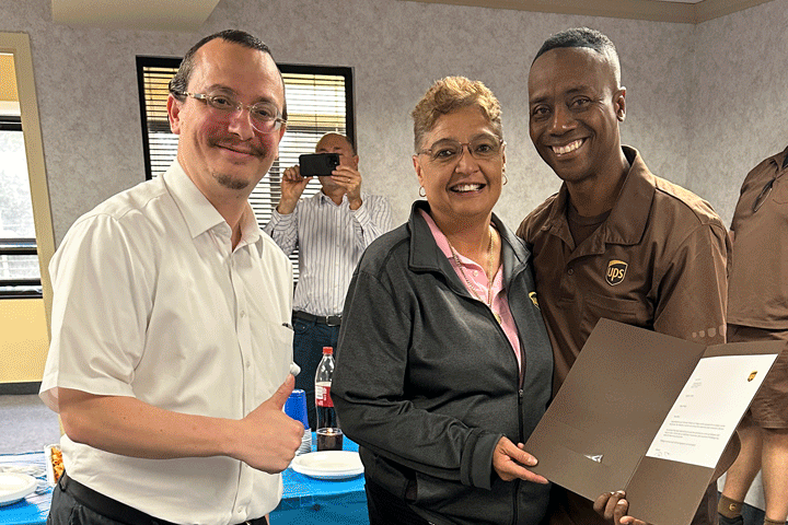A Heartfelt Retirement Celebration Honors Beloved UPS Driver Albert ...
